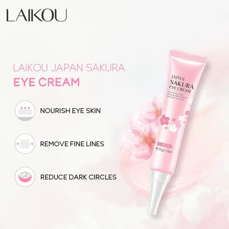 LAIKOU Japan Sakura Eye Cream- 30g - Only 99 Shop BD